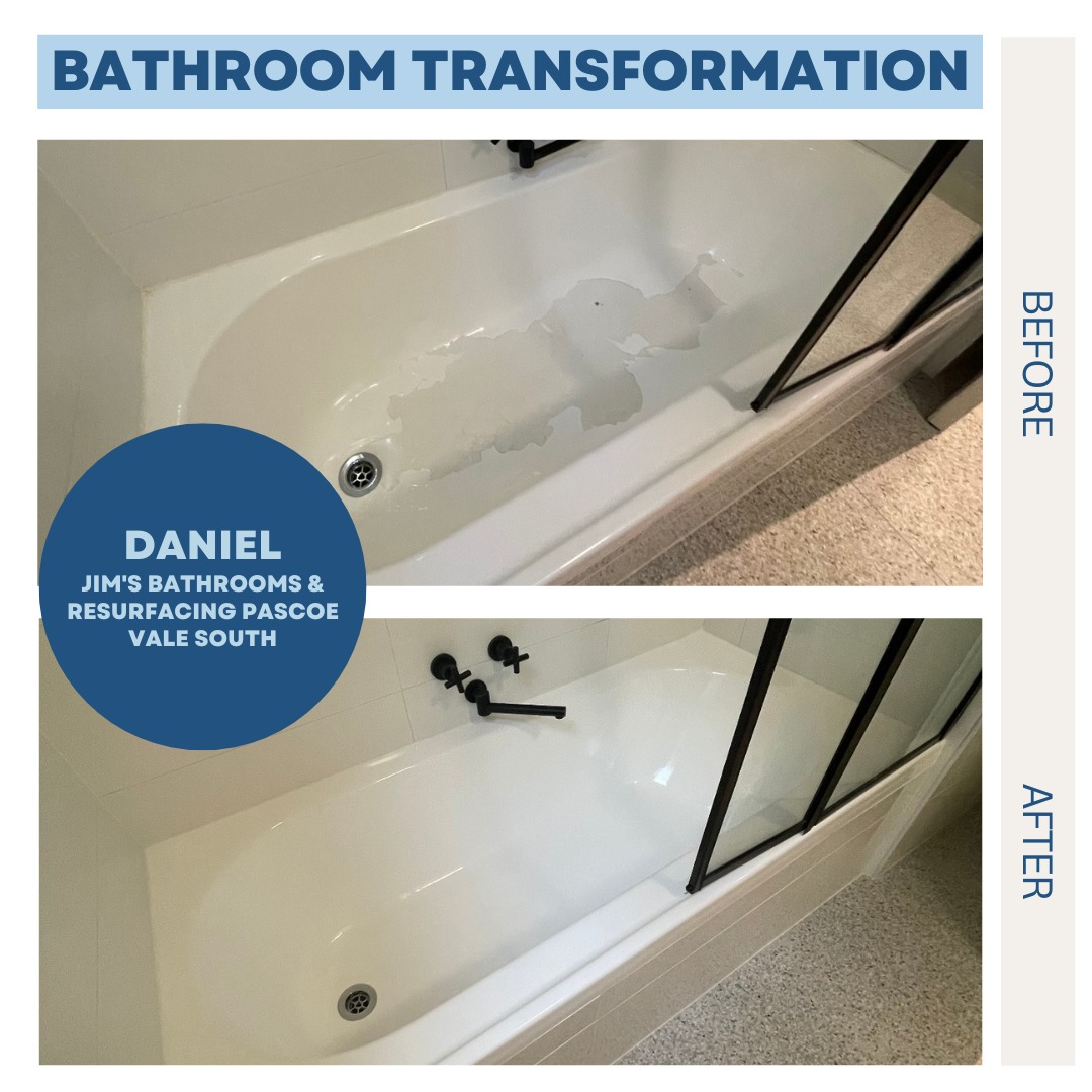 Bathtub Resurface - July 2023 - Jim's Bathrooms & Resurfacing